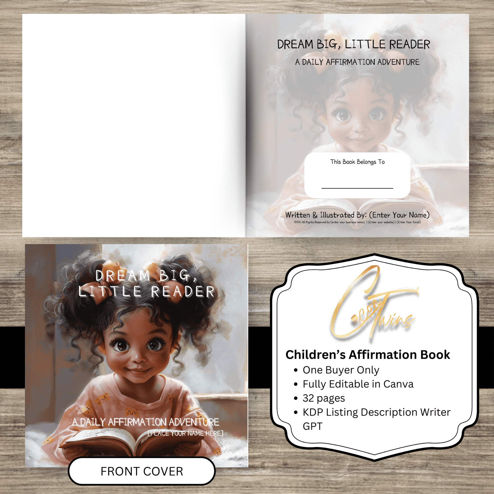 One Buyer Children's Affirmation Books – Cocoa Twins